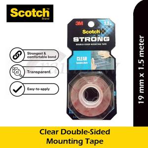 Jual 3M Scotch CLEAR STRONG Double Sided Mounting Tape 410 Transparent Tape - Jakarta Barat ...