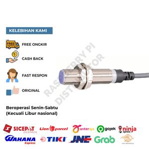Jual PROXIMITY INDUCTIVE SENSOR 4MM NPN NO 30VDC EQUAL PR12-4DN E2EM ...