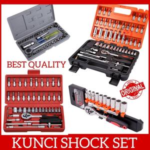 Jual Kunci Tool Set Shock Sok Gagang Ratchet Perkakas Tools Pas Ring ...