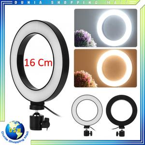 Jual KRS -164 DSM RINGLIGHT LED 16CM LAMPU MAKE UP VLOG LAMPU RING ...