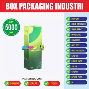 Jual 3x3x12 cm 5K Box Parfum Packaging Kotak Dus Botol Spray Tetes dll ...