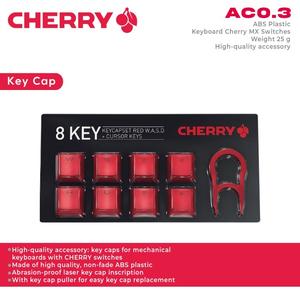 Promo Cherry Key cap set for CHERRY MX keyboards - AC 0.3 - Merah ...