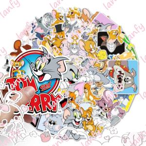 Jual Lanfy Tom & Jerry Stiker Tahan Air 50 Pcs Label Laptop Motor Diary ...