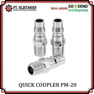 Jual Quick Coupler PM 20 Sambungan Selang Kompresor Recoil Tipe PM 20 ...