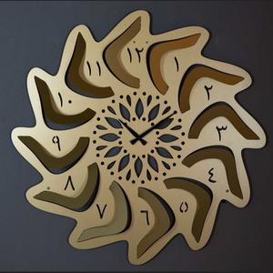 Jual Jam Kaligrafi Motif Tekuk / Jam Dinding Islami / Islamic Wall ...