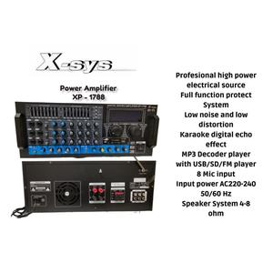 Jual Power Amplifier Merek X-sys Model XP-1788 - Kota Malang - Sound ...