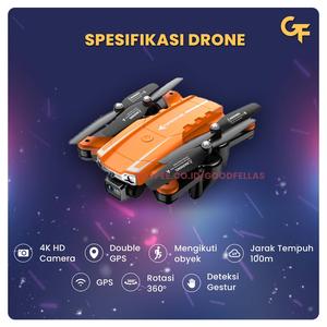 Jual DRONE A5 CAMERA 4K JARAK 100 METER APP WIFI UAV - Hitam - Kota ...