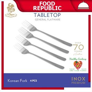 Jual Bima Korean Fork Garpu Makan Korea Panjang 4 Pcs Stainles KR216004 ...