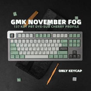 Jual Gmk November Fog Keycap PBT 136 Tombol Cherry Profile Dye ...