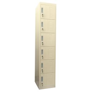 Jual LOKER BESI 6 PINTU / LEMARI CABINET STEEL LOCKER SATU BARIS MURAH ...