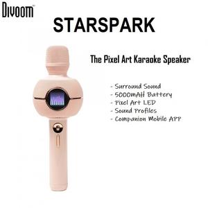 Jual DIVOOM K STARSPARK - Handheld KTV Microphone Pixel Art Karaoke ...