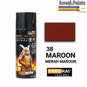Jual SAMURAI PAINT MAROON / MERAH MAROON 38 ( 400 ML ) STANDARD COLOURS ...