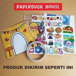 Jual Rumah Bebek Viral Quite Book Paper Doll Paper Duck Termurah ...