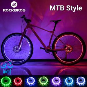 Jual ROCKBROS LD79 MTB Style Lampu Roda Sepeda Bike Wheel Light Smart ...
