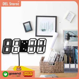 Jual JAM MEJA LED DIGITAL CLOCK AESTHETIC PREMIUM ORIGINAL - Putih ...