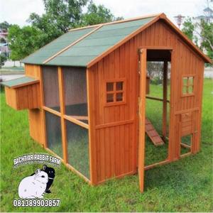 Jual KANDANG KAYU OUTDOOR AVIARY UMBARAN HEWAN BURUNG KELINCI KUCING ...