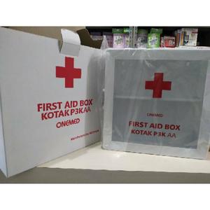 Jual FIRST AID BOX KOTAK P3KAA ONEMED Kotak p3k dinding 2 ruang kotak ...