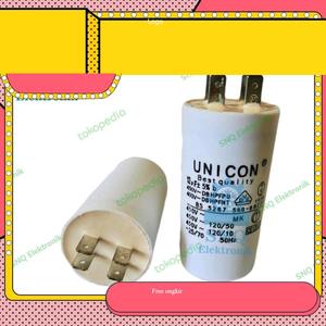 Jual Capasitor unicon 12 uf soket 4 / kapasitor pompa air 12 mikro ...