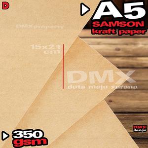 Jual Terbaik Kertas Samson Kraft Paper A5 Tebal Karton 350 dan 310 gsm ...