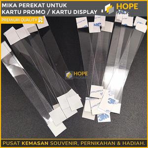 Jual Terbaik Plastik Mika Display Kartu Promo/ Mika Label Harga Rak ...