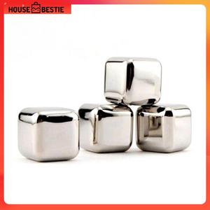 Jual Es Batu Reusable Stainless Steel Ice Cube Pengingin Minuman ...