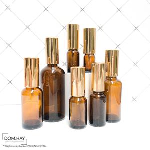 Jual Botol Spray Kaca Cokelat Amber Tutup Gold Packaging Luxury NCR - 15ml - Kab. Tangerang ...
