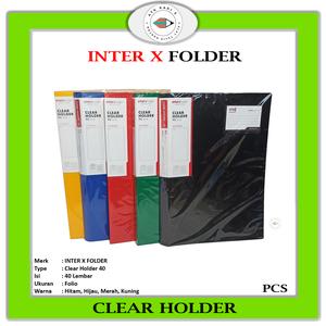 Jual INTER X FOLDER - Clear Holder 40 Pocket F4 - Pcs - Jakarta Utara ...