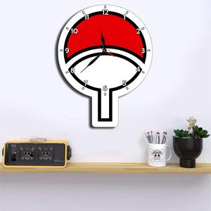 Jual Dekorasi Dinding Uchiha Jam Dinding Kayu Ukir 3D Design Anime ...