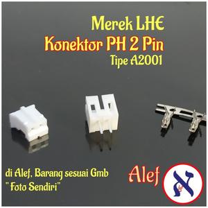 Jual 10Pasang Konektor PH 2 Pin A2001 LHE pitch 2 mm White Housing Socket - Kota Malang - PLANET ...