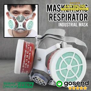 Promo Safety Masker Gas Respirator Cat Asap Tambang Anti-Dust Chemical ...