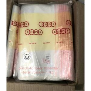 Jual Plastik Klip Besar 45cmx35cm mrek lips/plastik Klip baju jumbo ...
