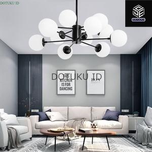 Jual Lampu Plafon Led Model Ranting Pohon Warna Emas / Hitam Gaya ...