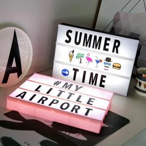 Jual DIY LED Cinema Light Box Letter Display / Lampu Hias Dekorasi ...