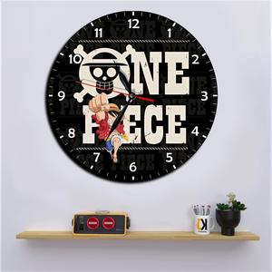 Jual Dekorasi Dinding One Piece Jam Dinding Kayu Bulat Anime Onepiece ...