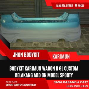 Jual BODYKIT KARIMUN WAGON R GL CUSTOM BELAKANG ADD ON MODEL SPORTY ...