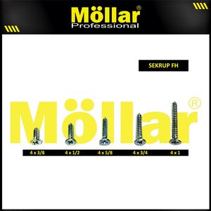 Jual 100% Mollar 93-039 Skrup Fh 4 X 3/8 Baut Sekrup Tapping Screw ...
