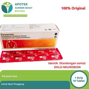 Jual Paranervion (Identik Doloneurobion) Vitamin Saraf Nyeri Punggung ...