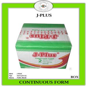 Jual Continous Form 91/2 x 11 2 Ply ( K2 Jplus ) NCR / Kertas Komputer ...