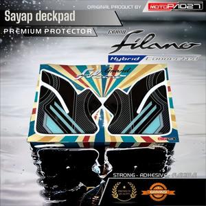 Jual Stiker Sayap Grand Filano 2023 Sticker timbul premium - Biru Muda ...