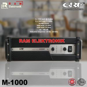 Jual Power Amplifier GRF M1000 / M-1000 Class H 2 Channel Original - Jakarta Barat - RAM ...