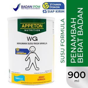 Jual Appeton Weight Gain Rasa Vanilla 900 Gr Susu Formula Multivitamin ...