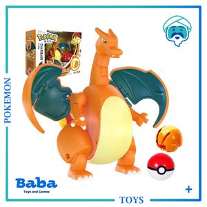 Jual Mainan Anak Figure Pokemon Pokeball Deformation Charizard Toy ...