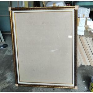 Jual Bingkai Foto 75x100 cm Linen Type 4121 Emas Silver Coklat - Silver ...