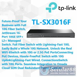 Jual TP-Link TL-SX3016F JetStream 16Port 10GE SFP+ L2+ Managed Switch ...