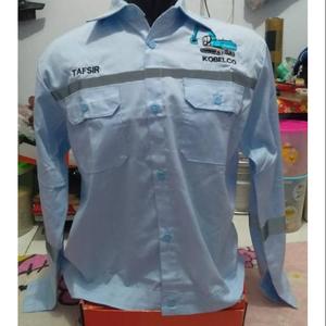 Jual Seragam kerja pria proyek seragam operator alat berat bordir ...