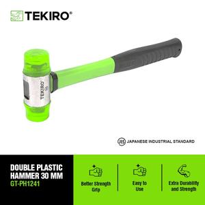 Jual TEKIRO DOUBLE PLASTIC HAMMER 30 MM / PALU PASTIK / TOOLS/ALAT ...
