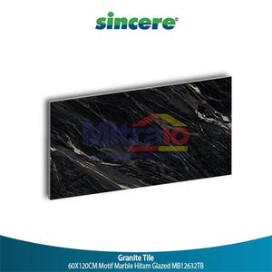 Promo SINCERE Granit Lantai 60X120CM Motif Marble Hitam Glazed ...