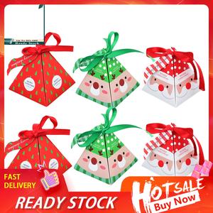 Jual 6pcs Kotak Permen Bentuk Piramida Segitiga Untuk Hadiah Ulang ...