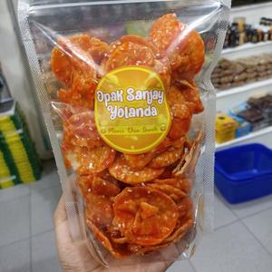 Jual Keripik Opak pedas manis khas Aceh / cemilan keripik opak khas ...