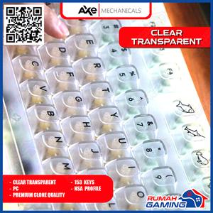 Jual KEYCAP - KEYCAPS - NSA - TRANSPARENT - PC - RGB - SEE THROUGH ...